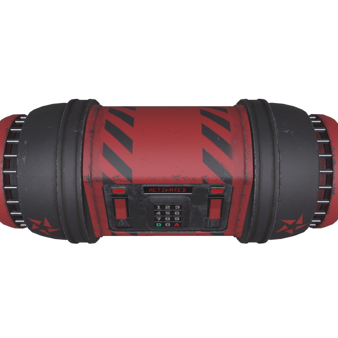 3D Heavy Bomb - TurboSquid 1348555