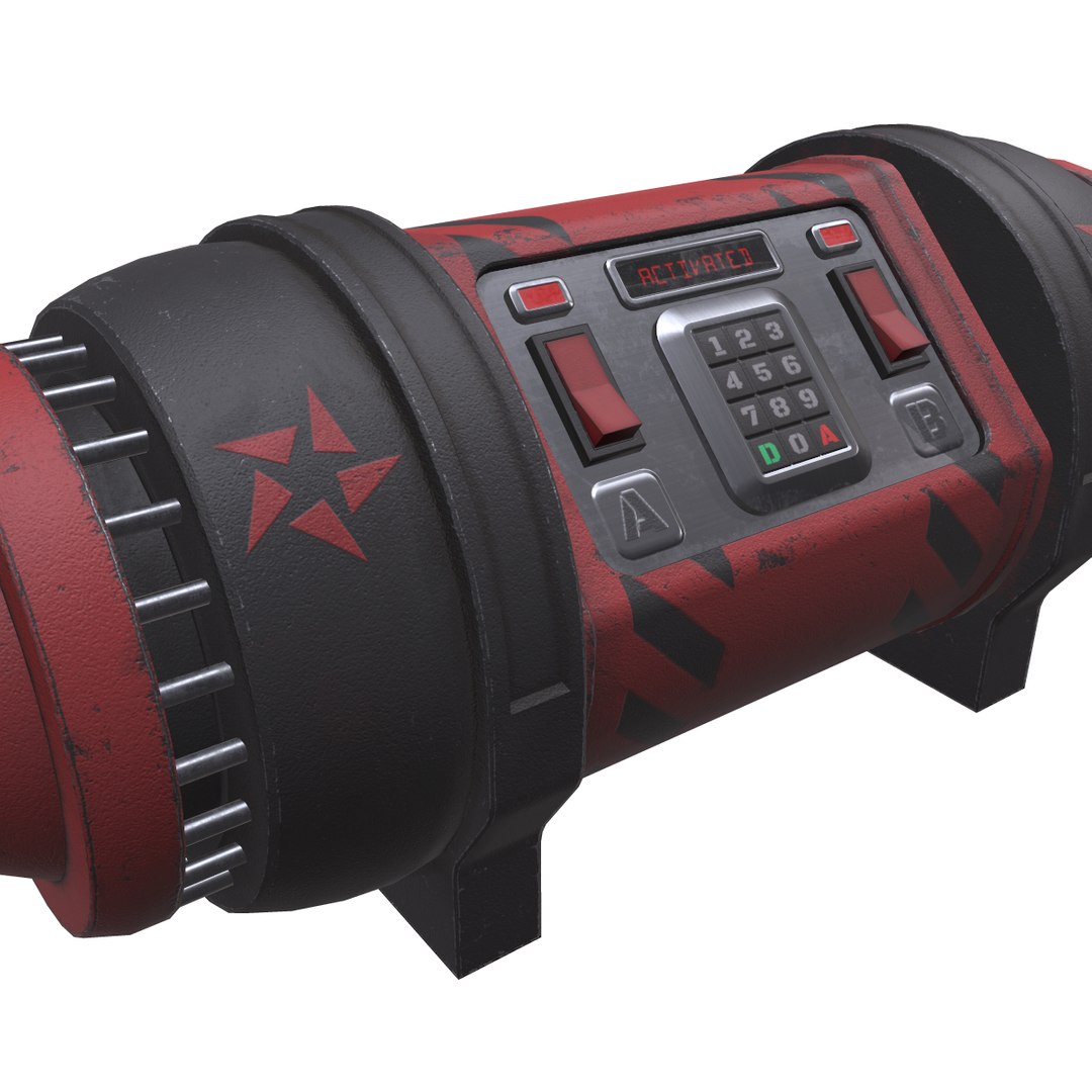 3D Heavy Bomb - TurboSquid 1348555