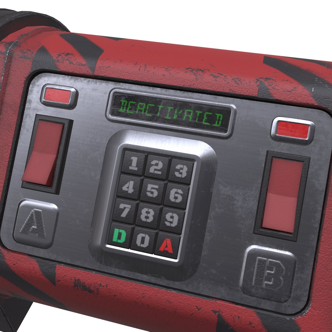 3D Heavy Bomb - TurboSquid 1348555