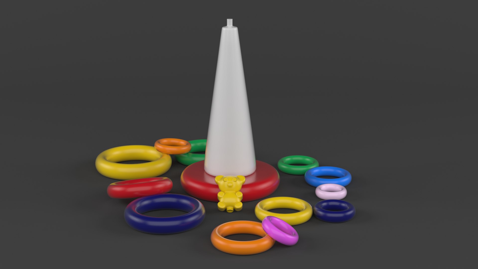 Toy Pyramid 3D Model - TurboSquid 1981061