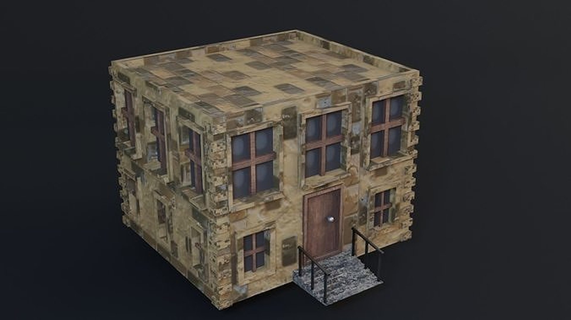 Building Game Ready Low Poly PBR 3D Model 3D Model - TurboSquid 2182933