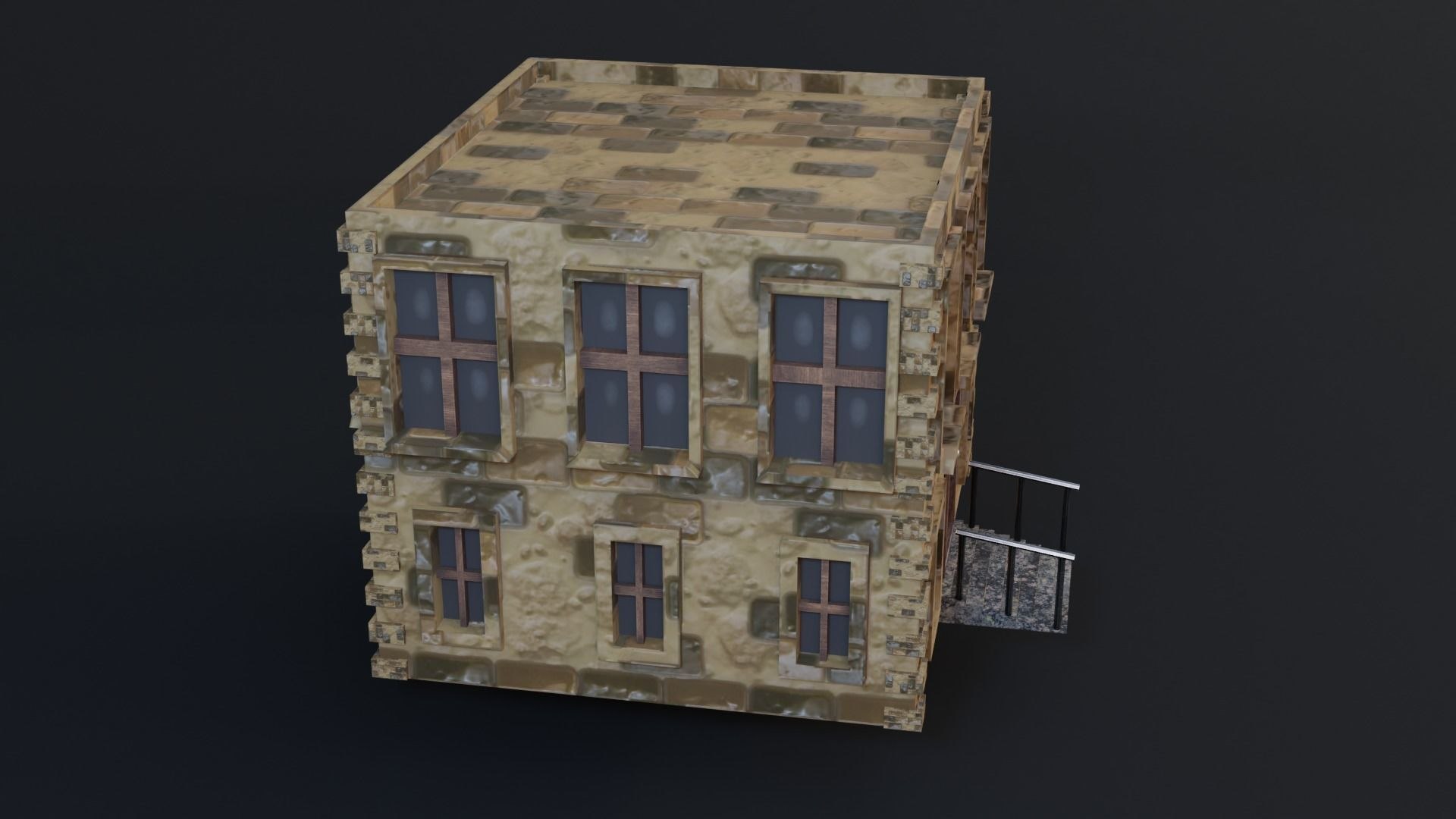 Building Game Ready Low Poly PBR 3D Model 3D Model - TurboSquid 2182933
