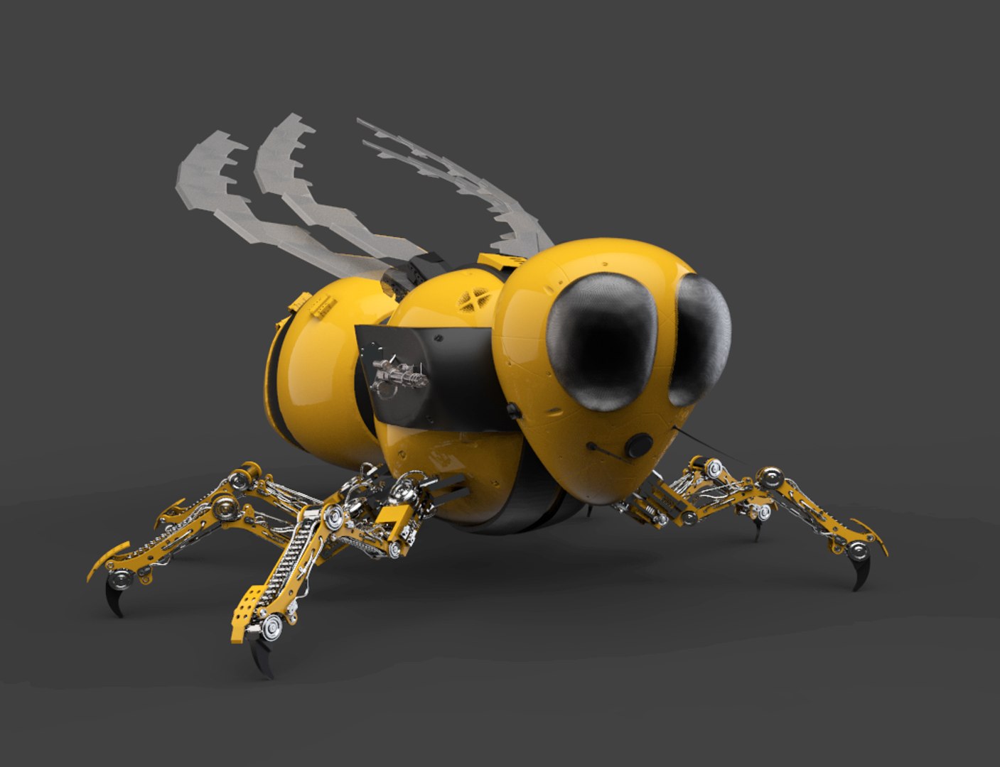 3D Robotic Bee - TurboSquid 1325319