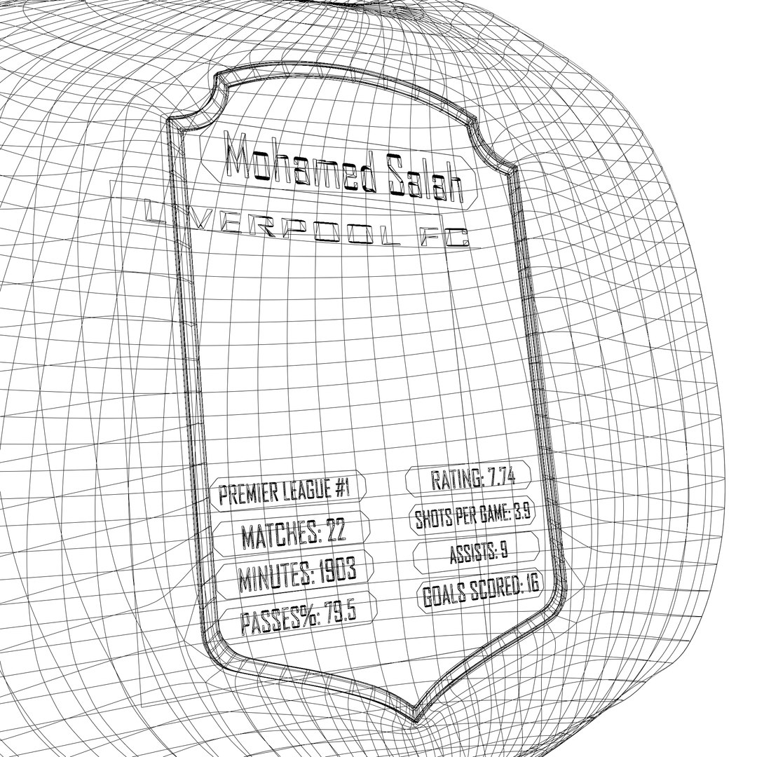 Soccer Players Cards 3D Model - TurboSquid 1856422