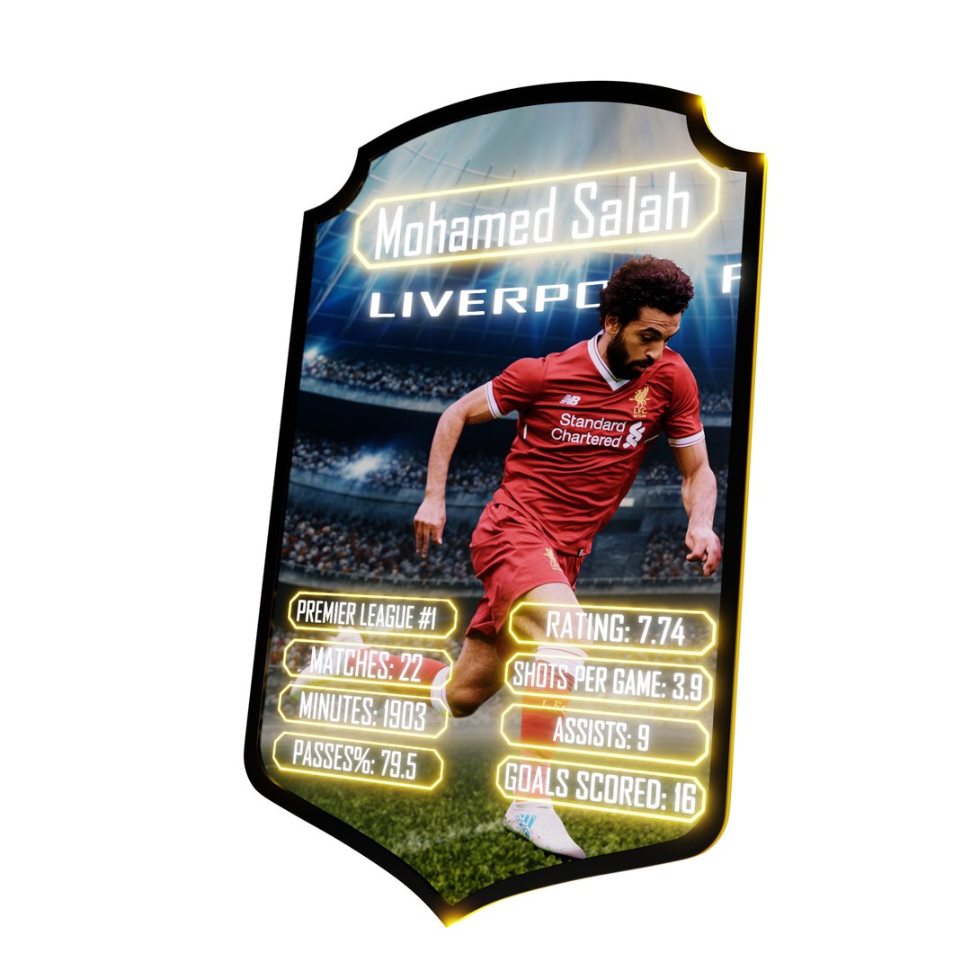 Soccer Players Cards 3D Model - TurboSquid 1856422