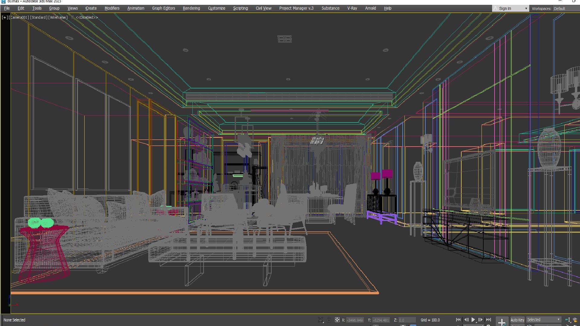 3D 80- New Chinese Style Living Room - TurboSquid 2026705