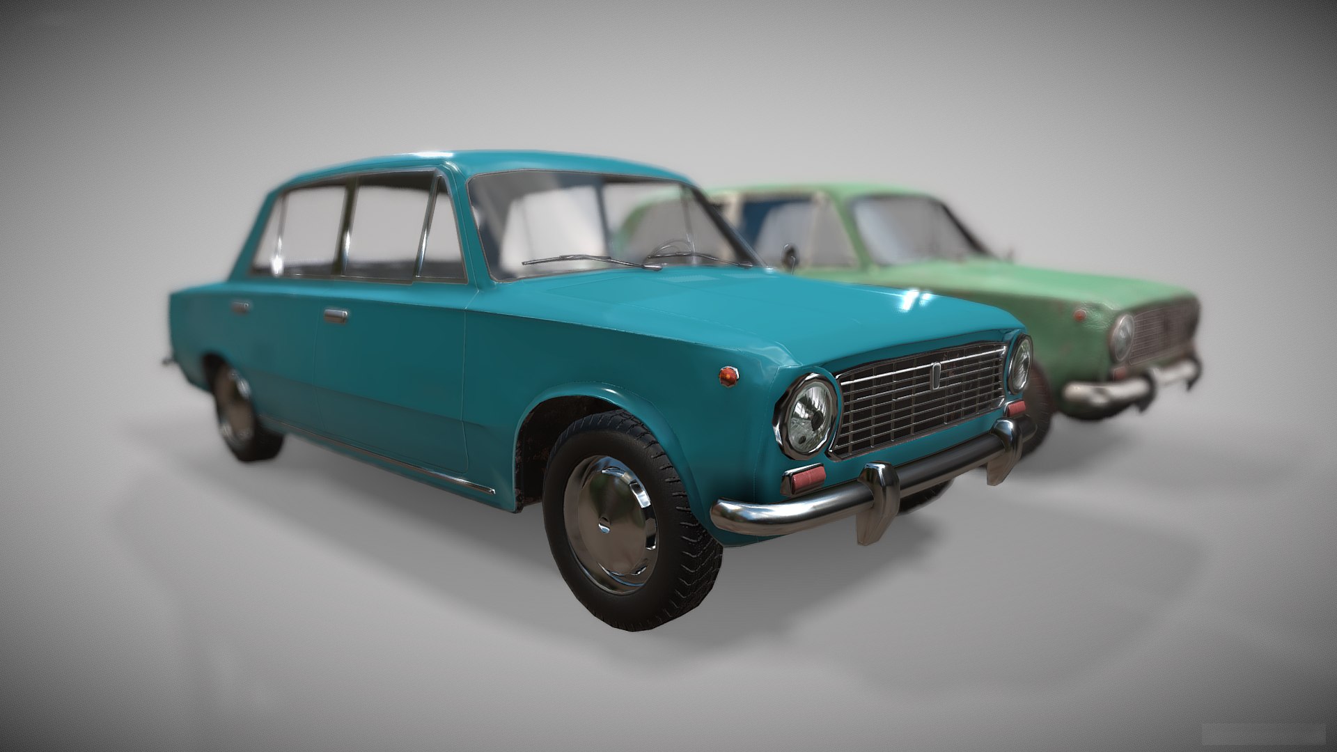 Russian Car 3D Model - TurboSquid 1467567