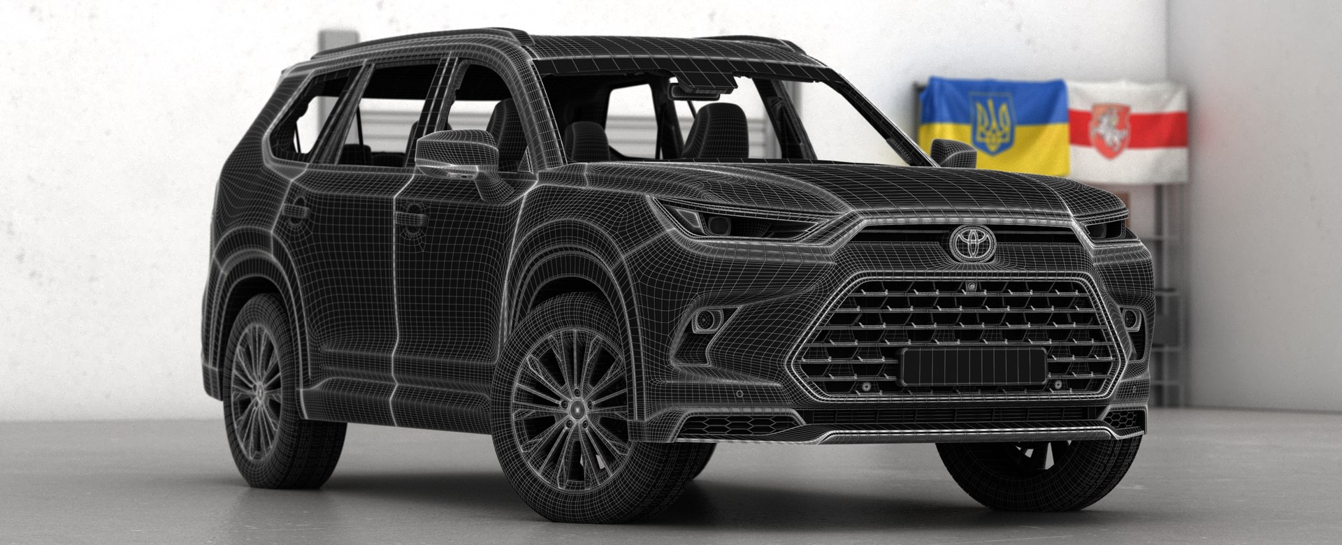 Toyota Grand Highlander 2024 Low Interior 3D Model - TurboSquid 2121117