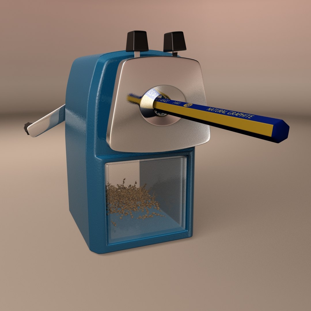 3D Manual Pencil Sharpener Hand - TurboSquid 1190949