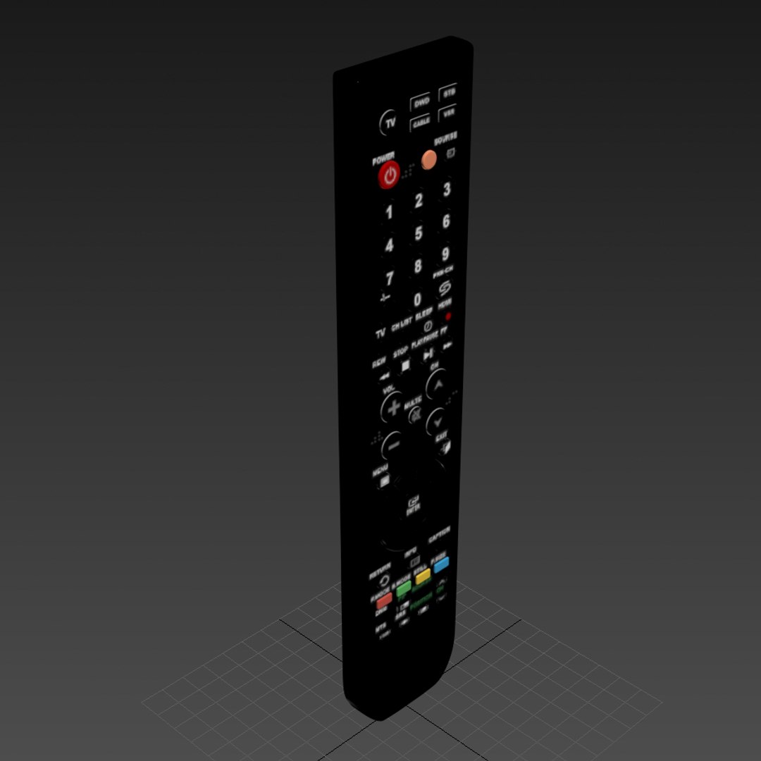 Control Tv Remote 3d Model