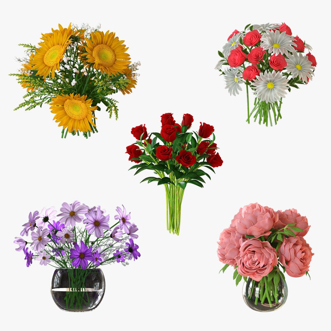 3D Flowers model - TurboSquid 1811517