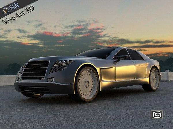 supercar concept 2 3d max
