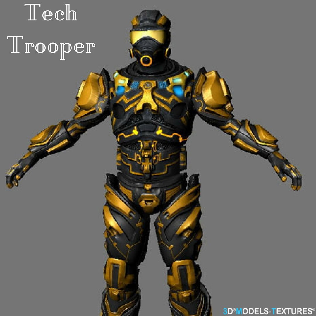 3D Tech Trooper - TurboSquid 1209953