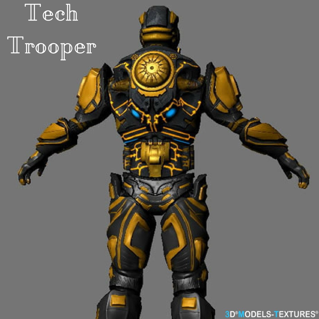 3D Tech Trooper - TurboSquid 1209953