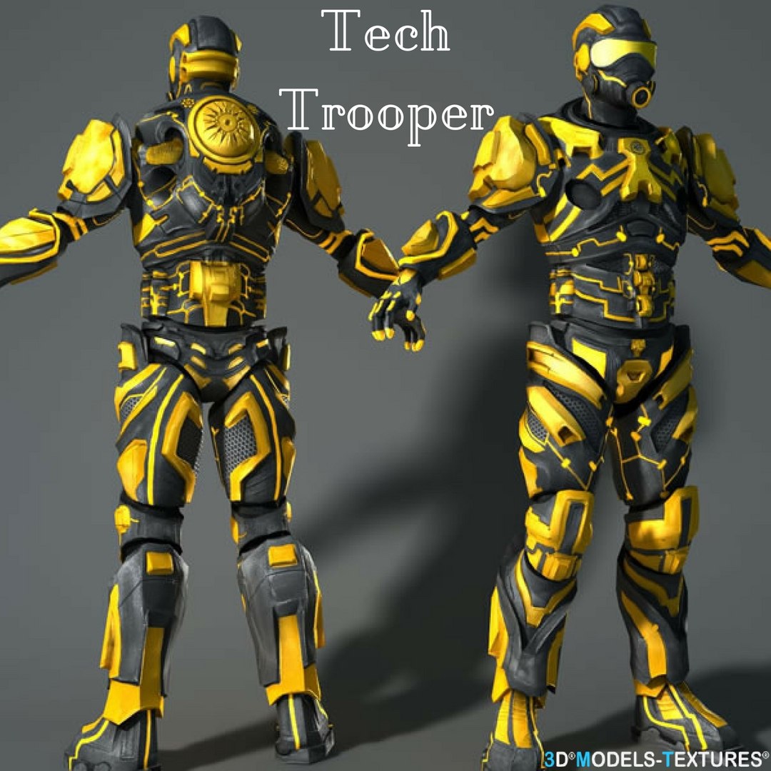 3D Tech Trooper - TurboSquid 1209953