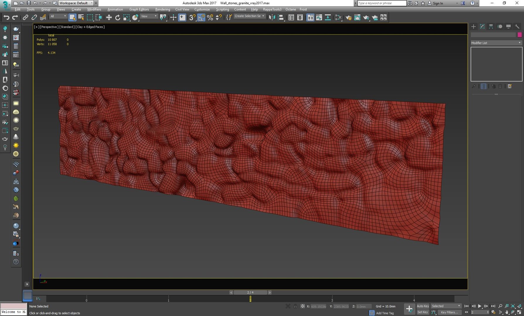 3D Model Real Scan Wall Granite - TurboSquid 1399042