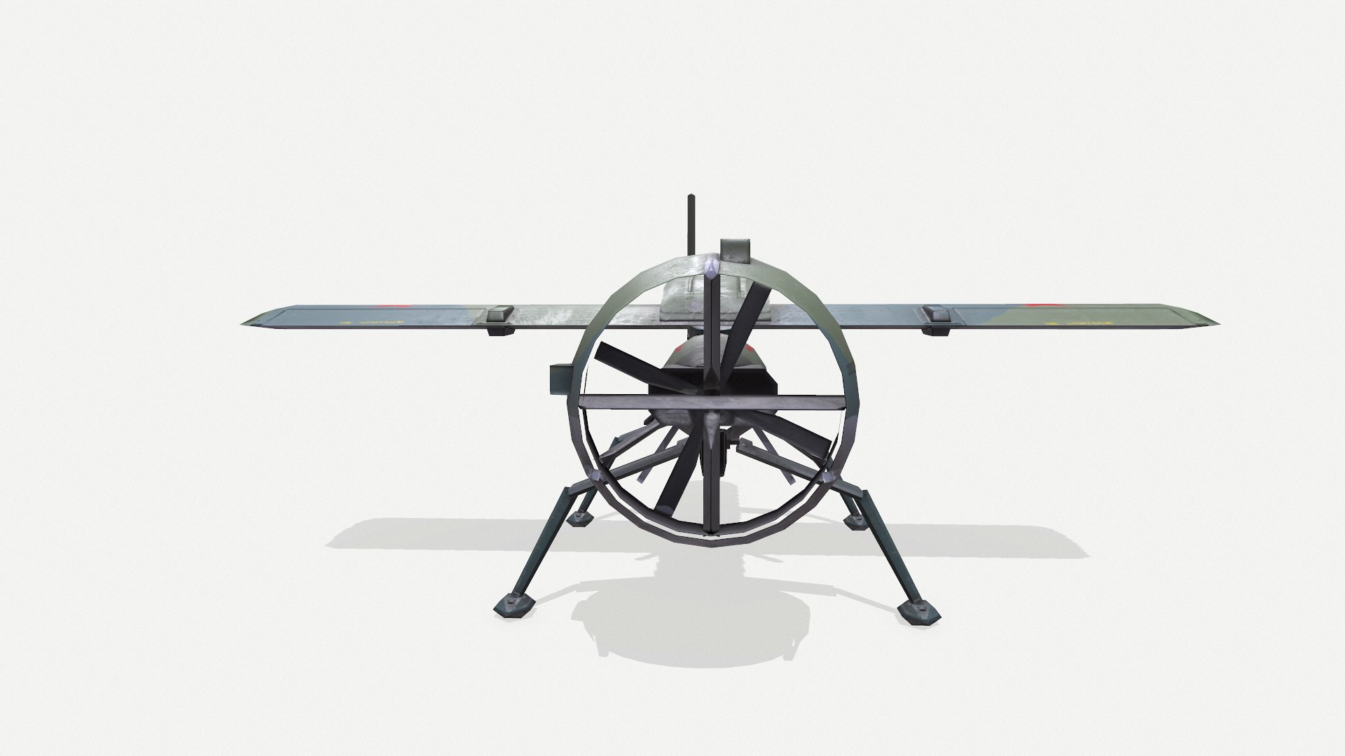 Yakovlev Pchela Russian UAV Low-poly PBR 3D model - TurboSquid 2002112