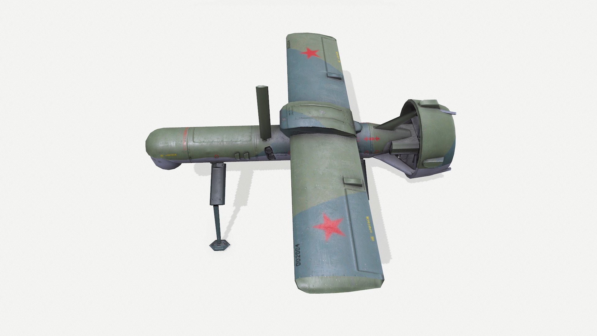Yakovlev Pchela Russian UAV Low-poly PBR 3D model - TurboSquid 2002112