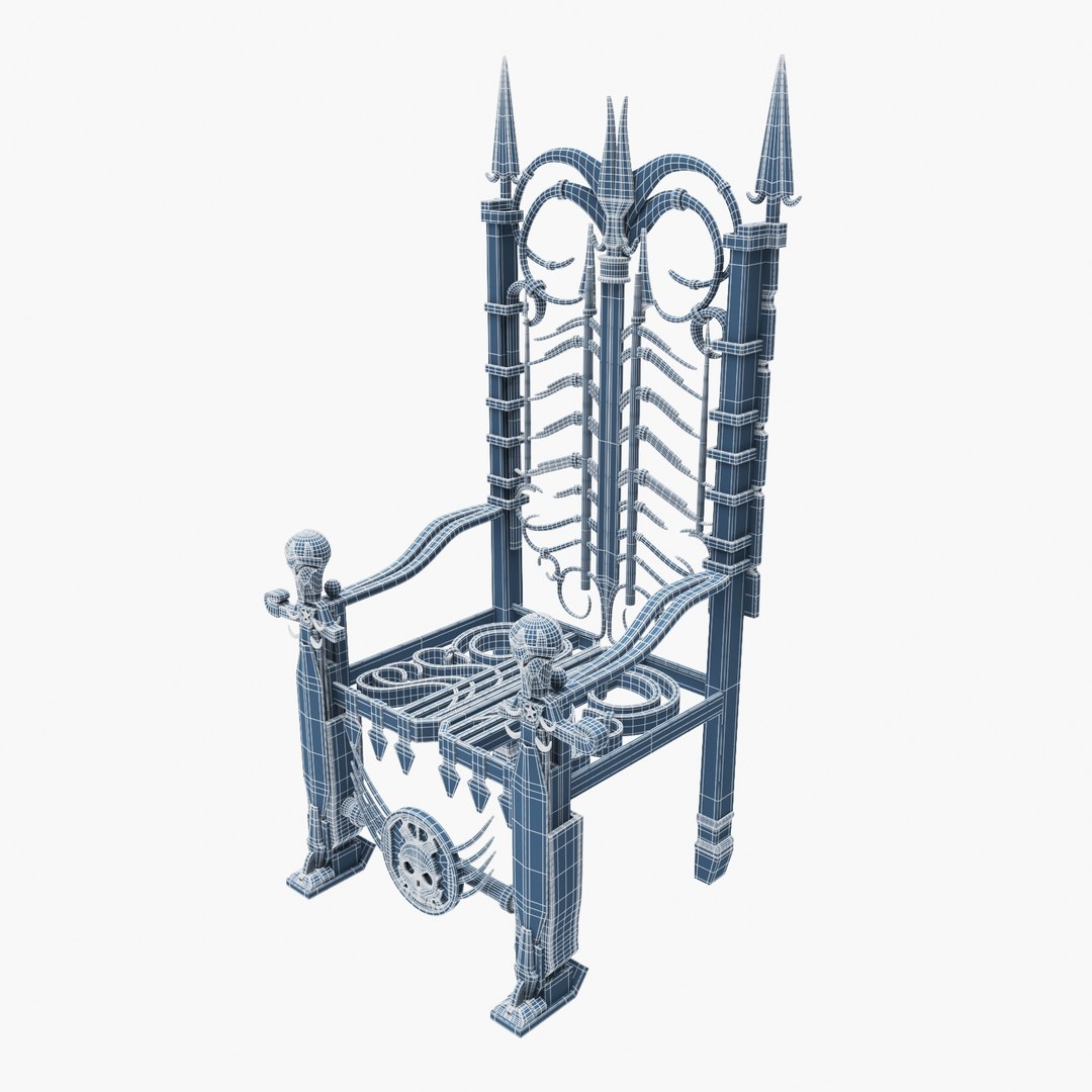 Metal throne materials 3D model - TurboSquid 1460684