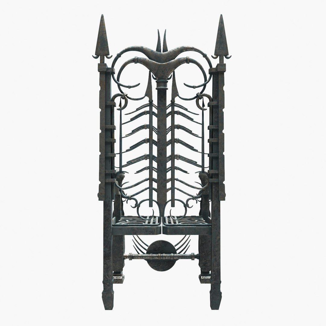 Metal throne materials 3D model - TurboSquid 1460684