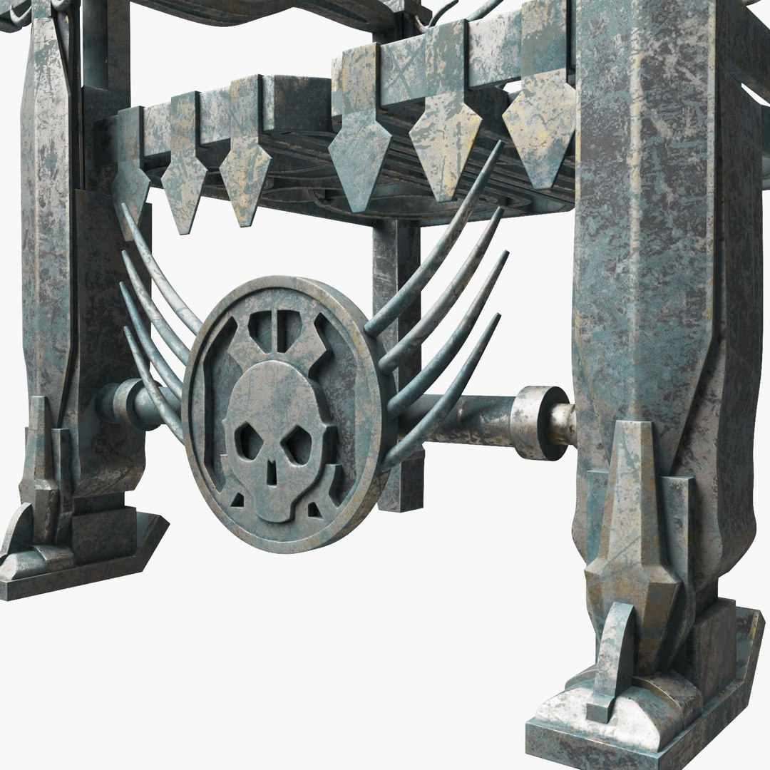 Metal throne materials 3D model - TurboSquid 1460684