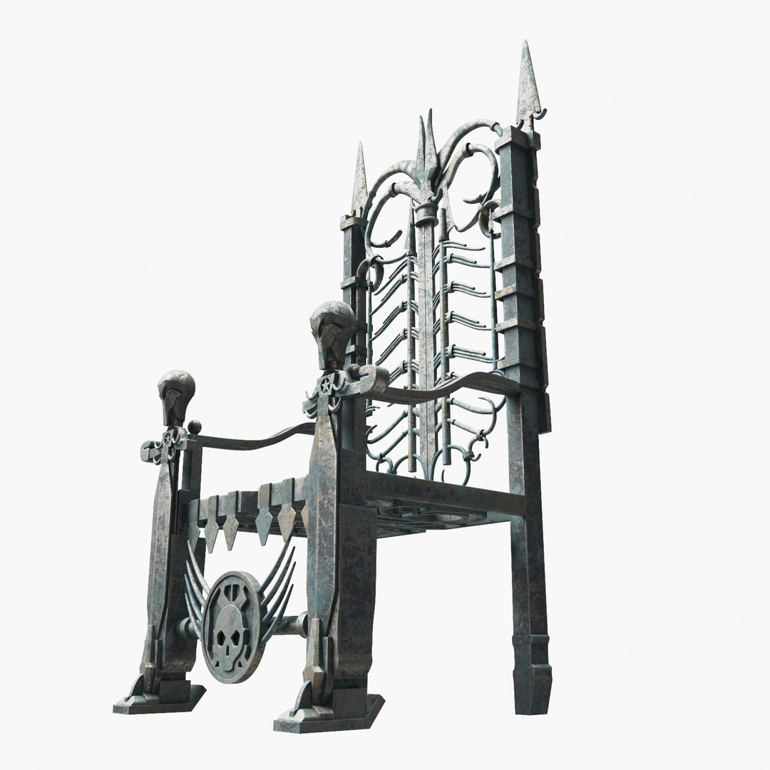 Metal throne materials 3D model - TurboSquid 1460684