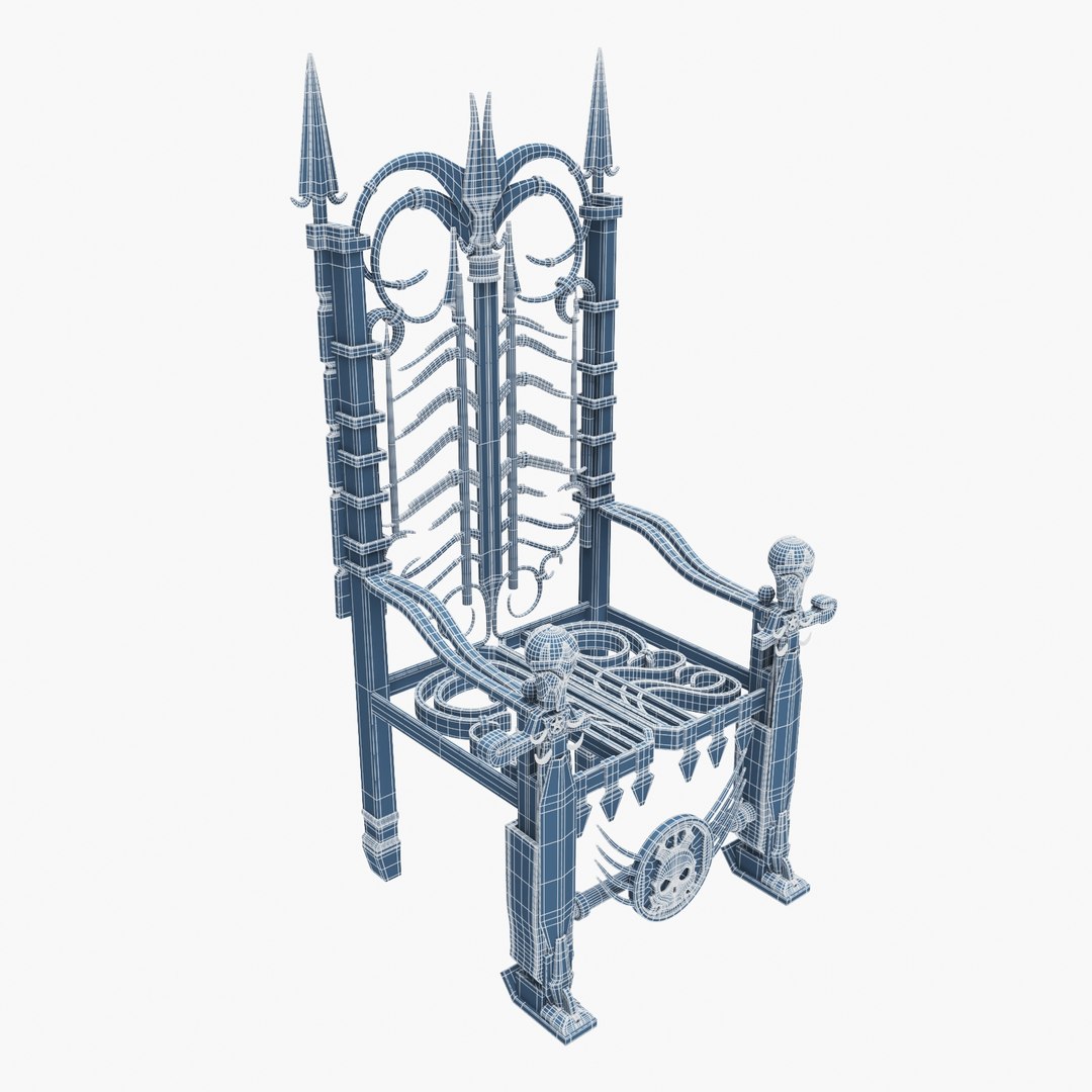 Metal throne materials 3D model - TurboSquid 1460684