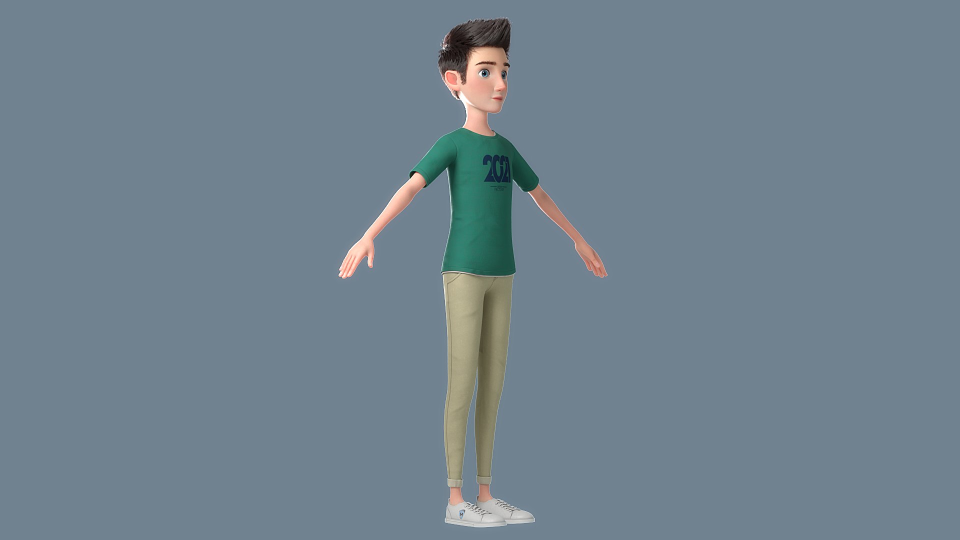3D Cartoon Man Rigged model - TurboSquid 2036951