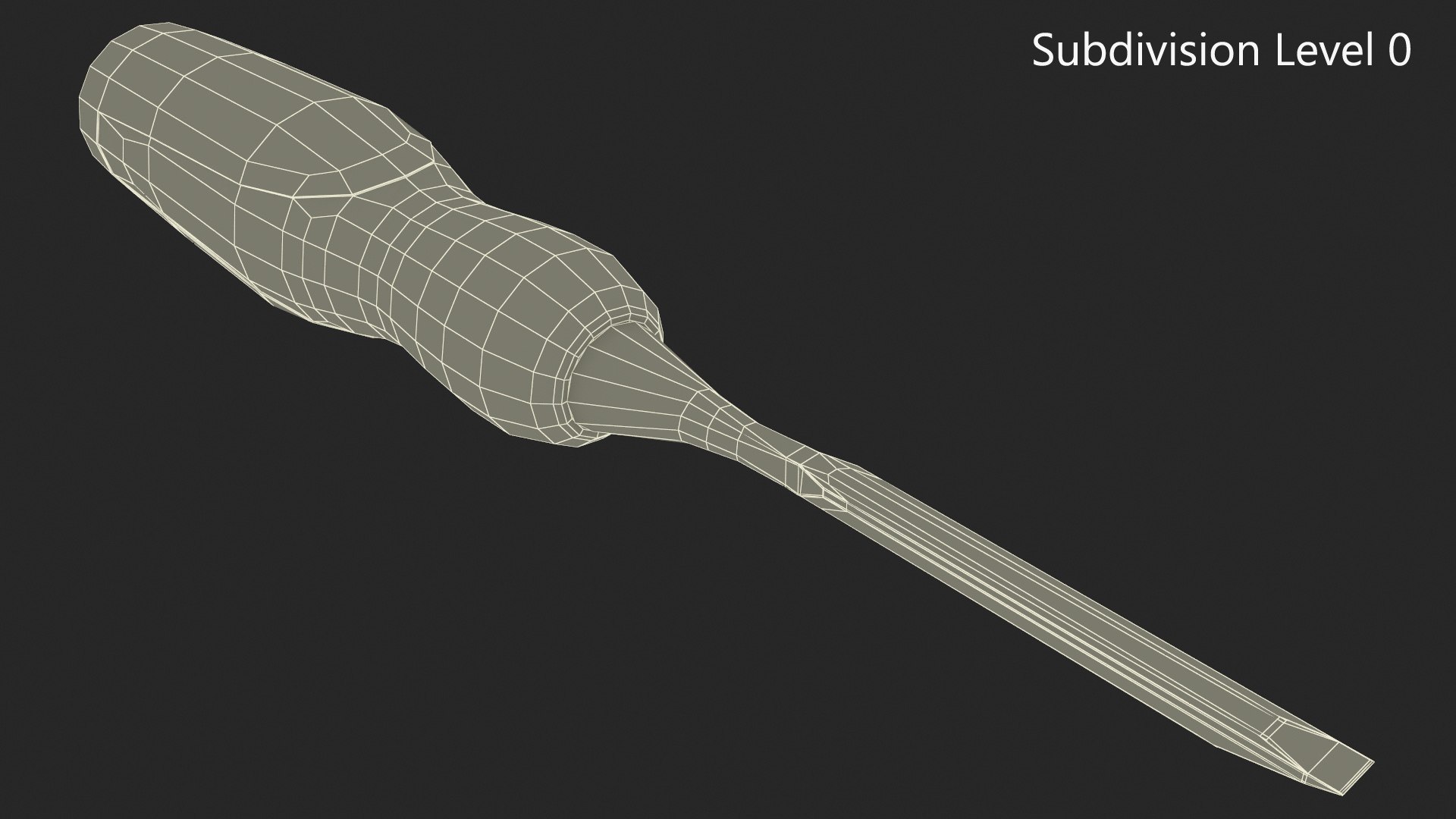 3D Model Wood Chisel With Plastic Handle - TurboSquid 2063014