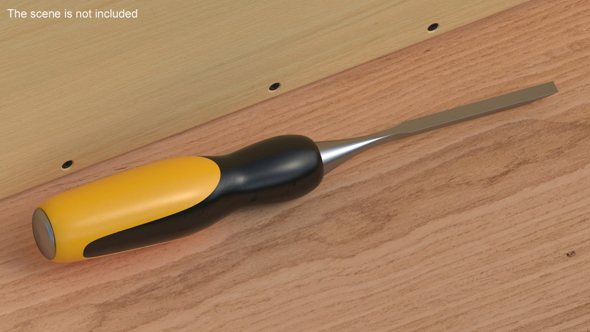 3D Model Wood Chisel With Plastic Handle - TurboSquid 2063014