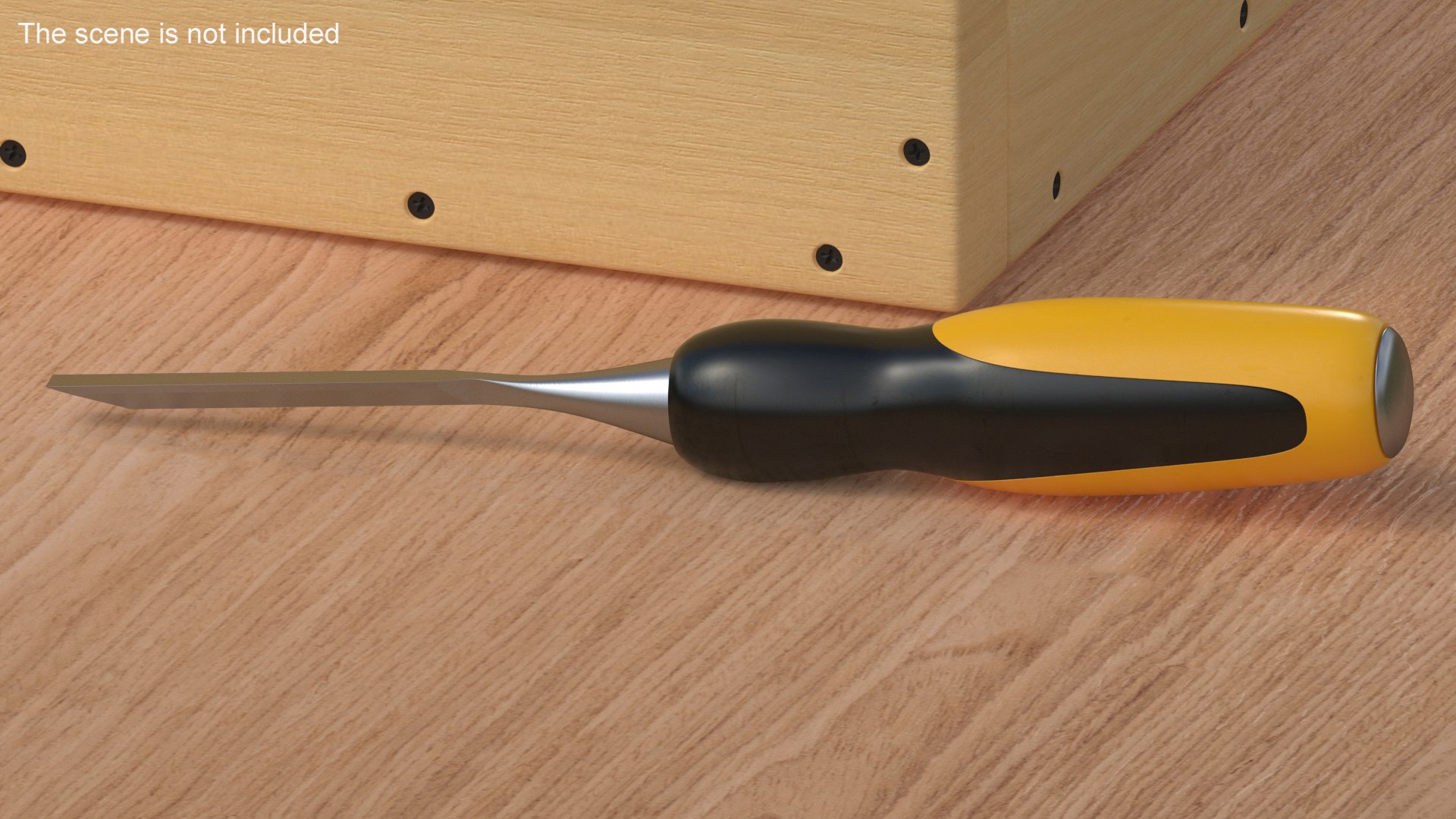 3D Model Wood Chisel With Plastic Handle - TurboSquid 2063014