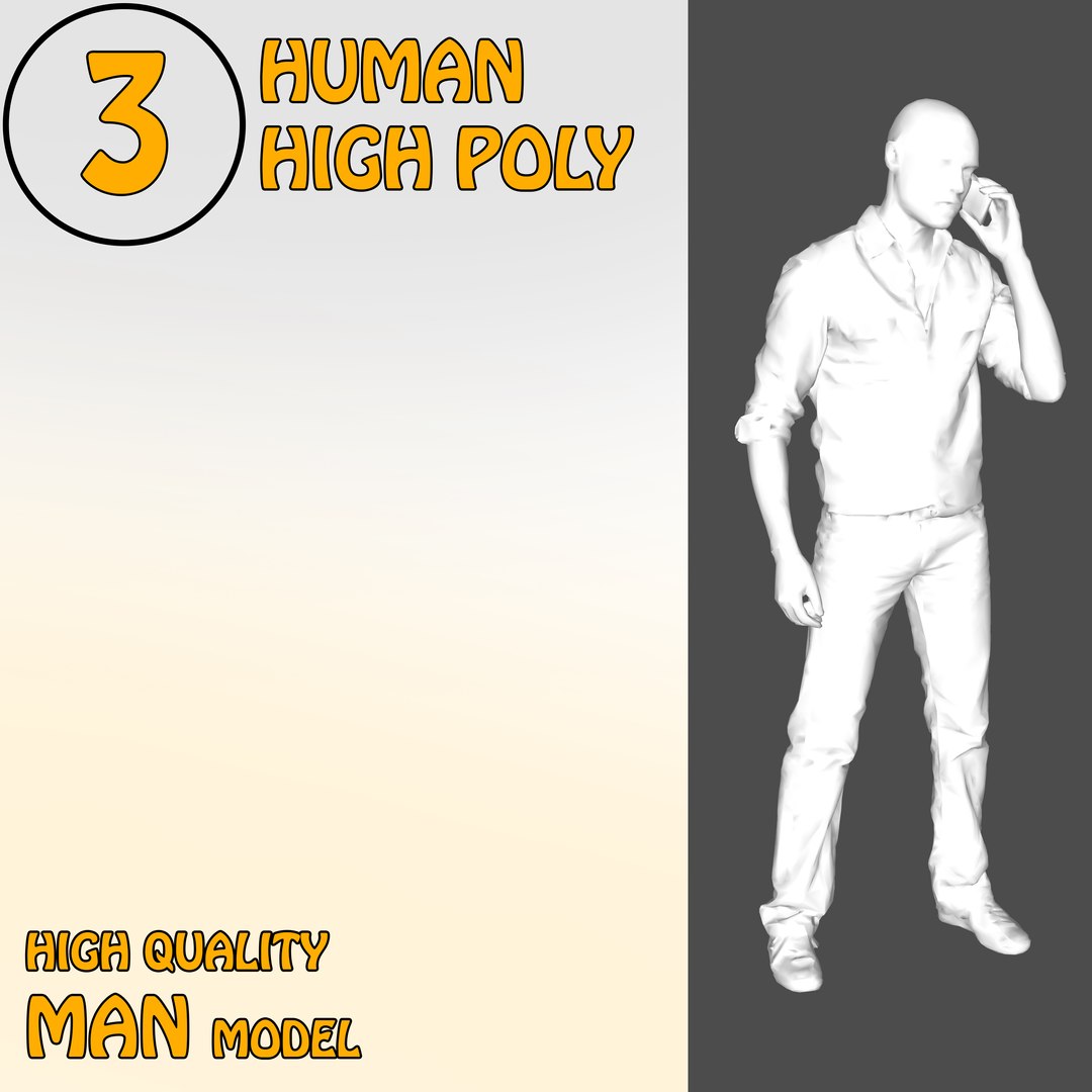 3D High Quality Human 3 3D Model - TurboSquid 1814093