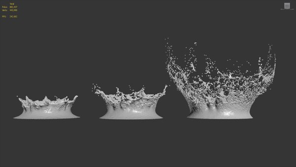 3D water splash - TurboSquid 1693605