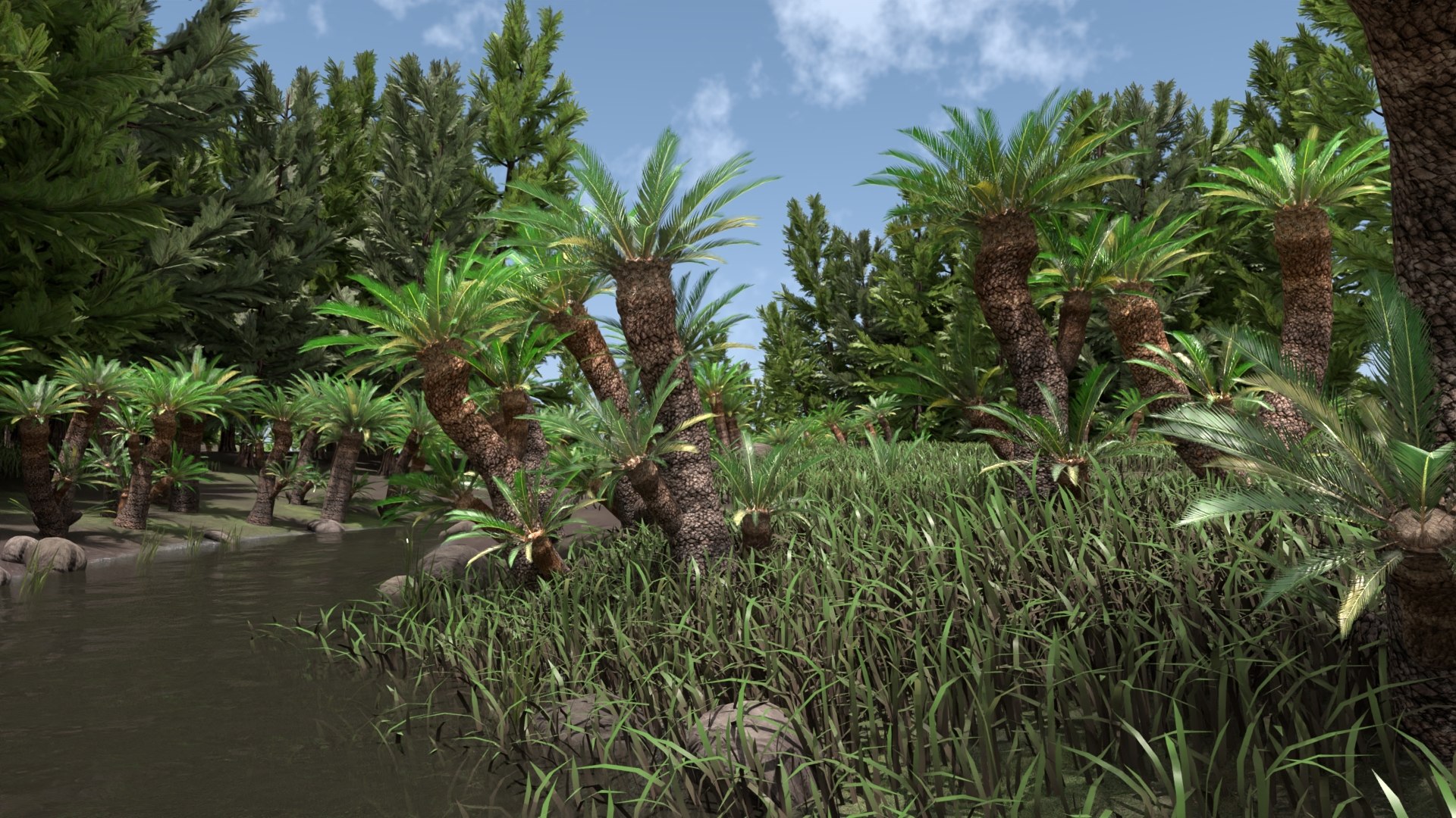 Mesozoic Landscape 3D Model - TurboSquid 2026188