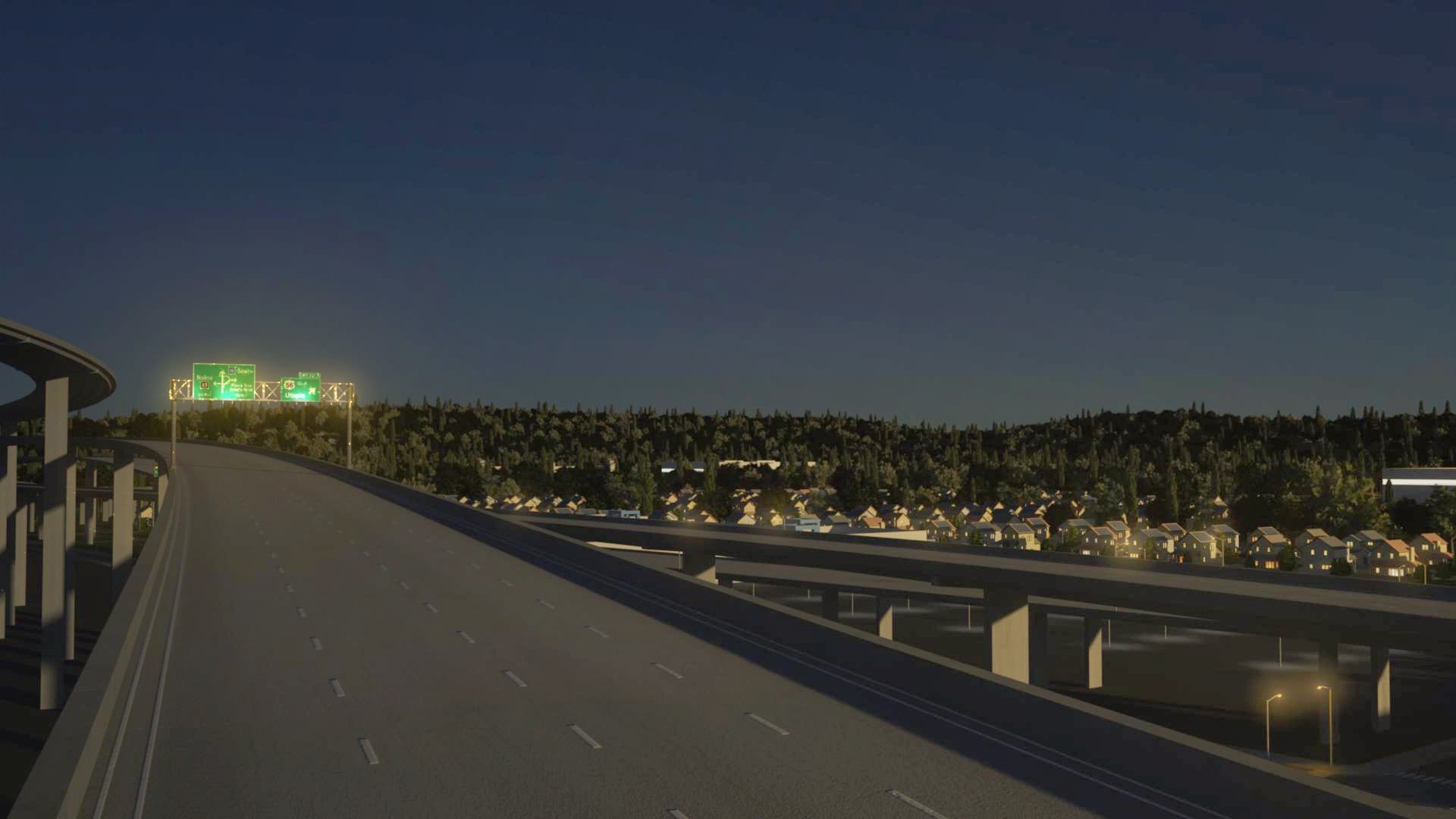 3D Freeway04 Suburbs - TurboSquid 1902843