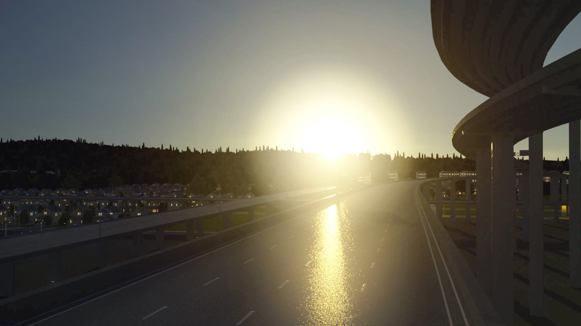 3D Freeway04 Suburbs - TurboSquid 1902843