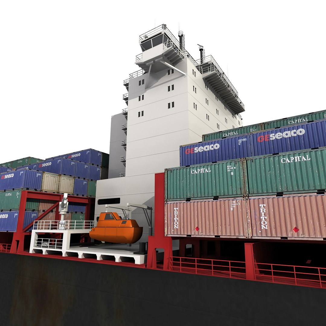 Cargo Container Ship Max