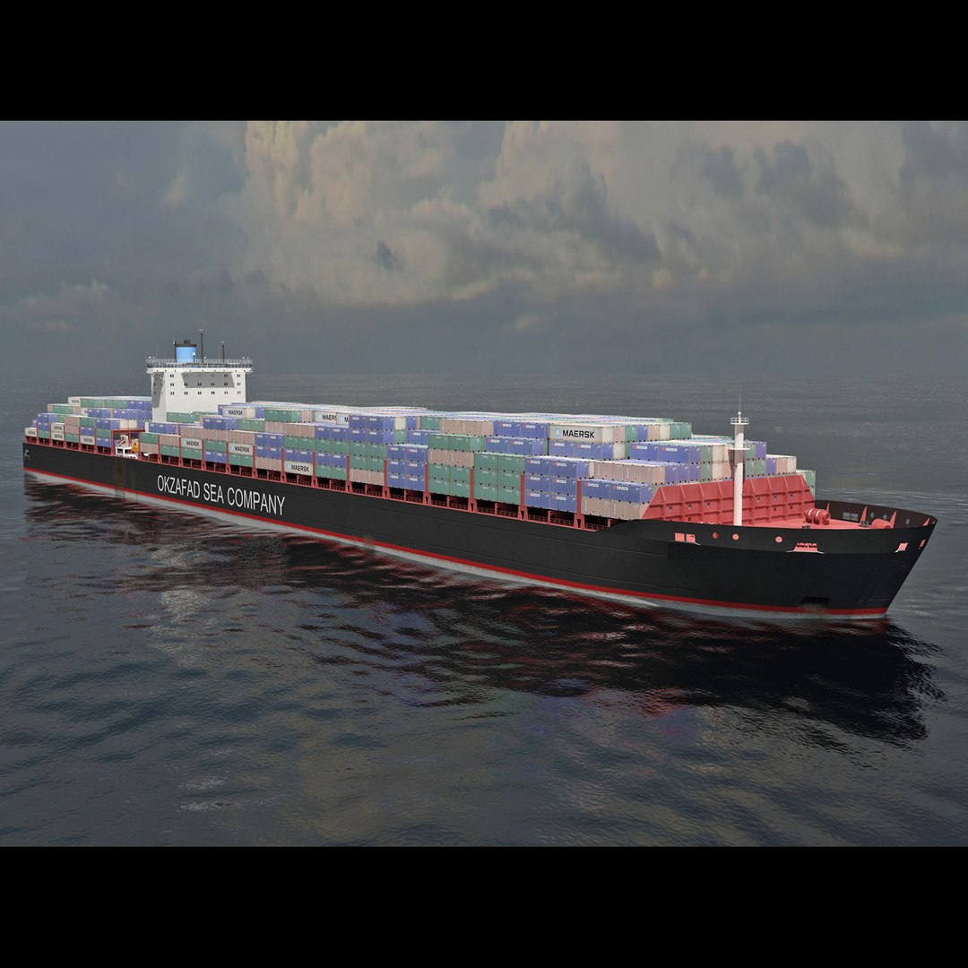 Cargo Container Ship Max