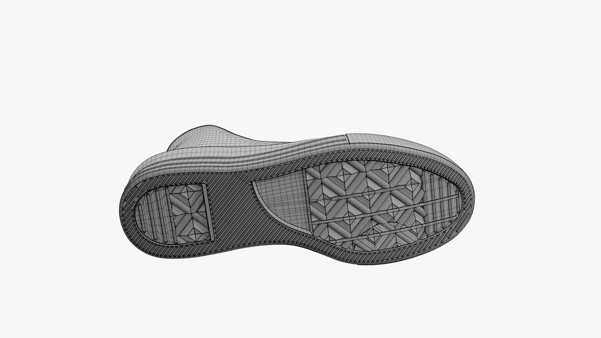 Chuck Taylor All Star Move Platform High Top Black 3D Model ...