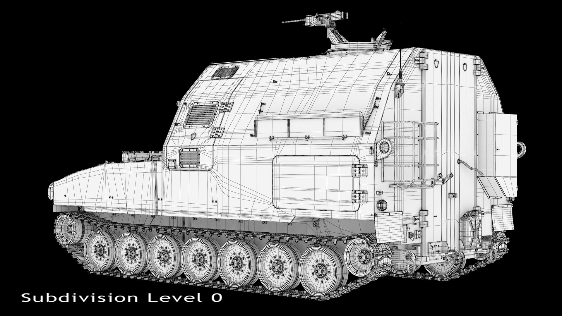 M992 Field Artillery Ammunition Support Vehicle PBR 3D Model - TurboSquid 2315234