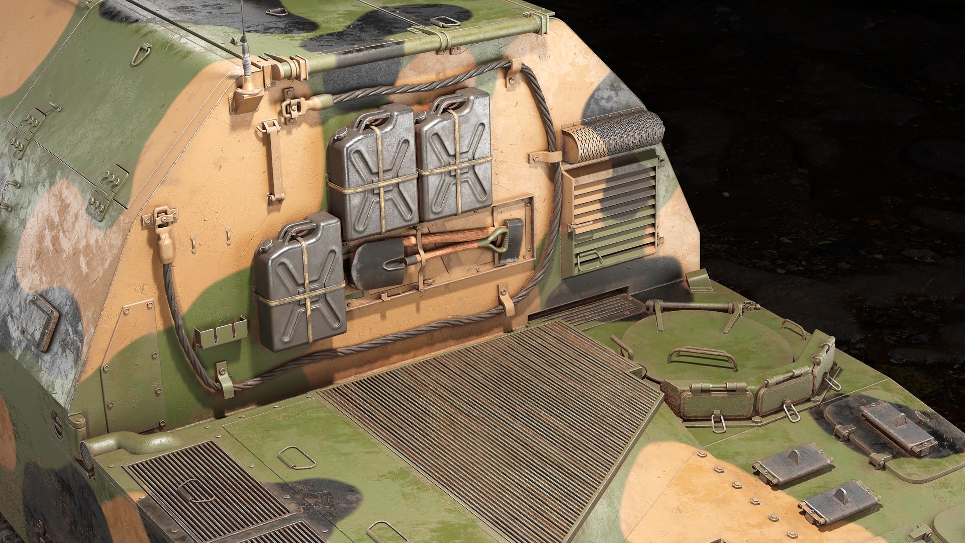 M992 Field Artillery Ammunition Support Vehicle PBR 3D Model - TurboSquid 2315234