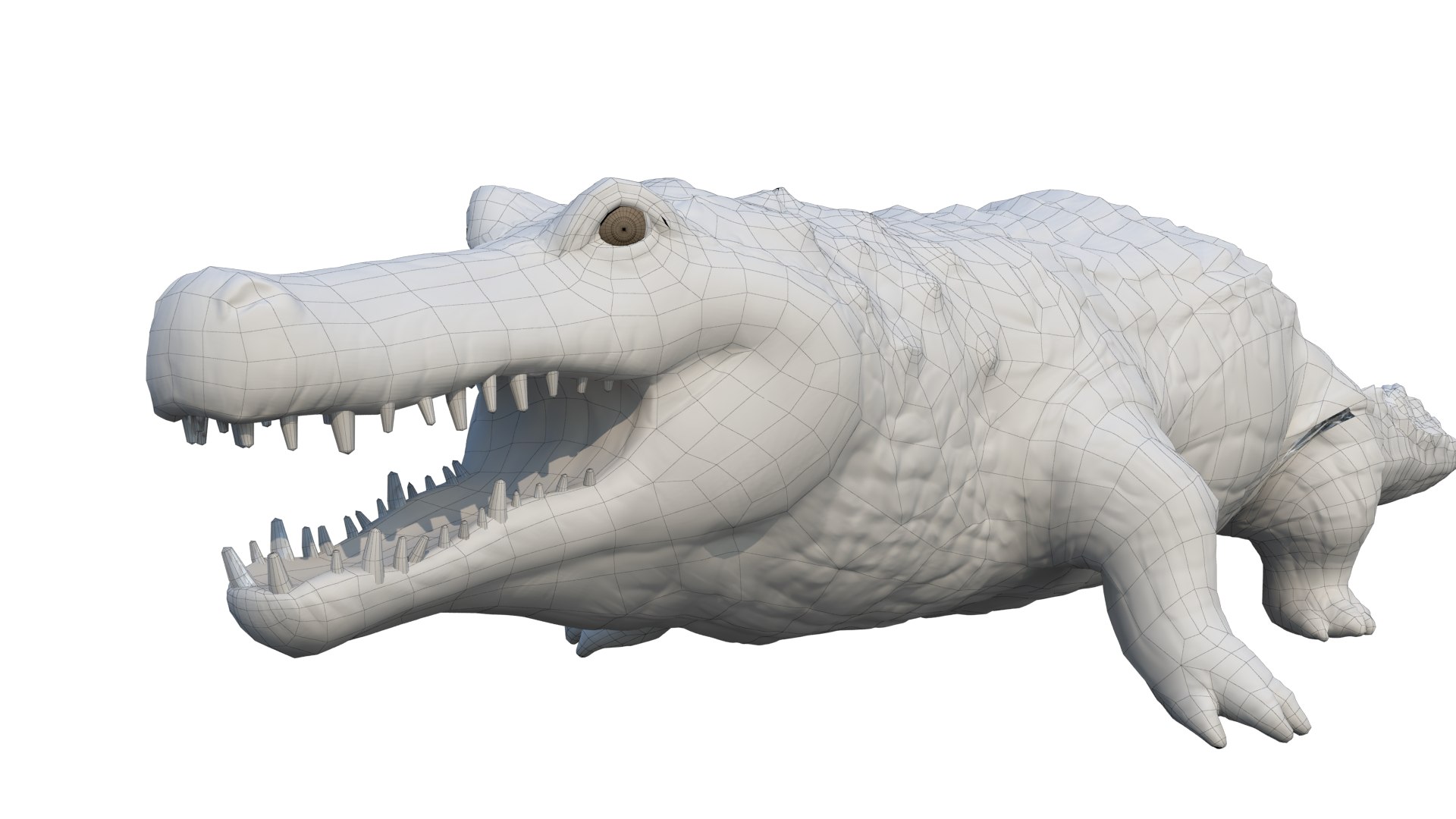 Crocodile 3D - TurboSquid 1366094