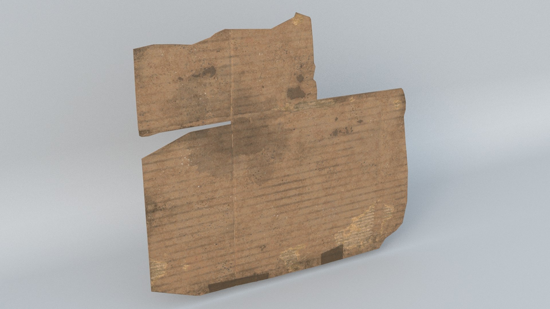 CardBoard Torn Model - TurboSquid 1753104
