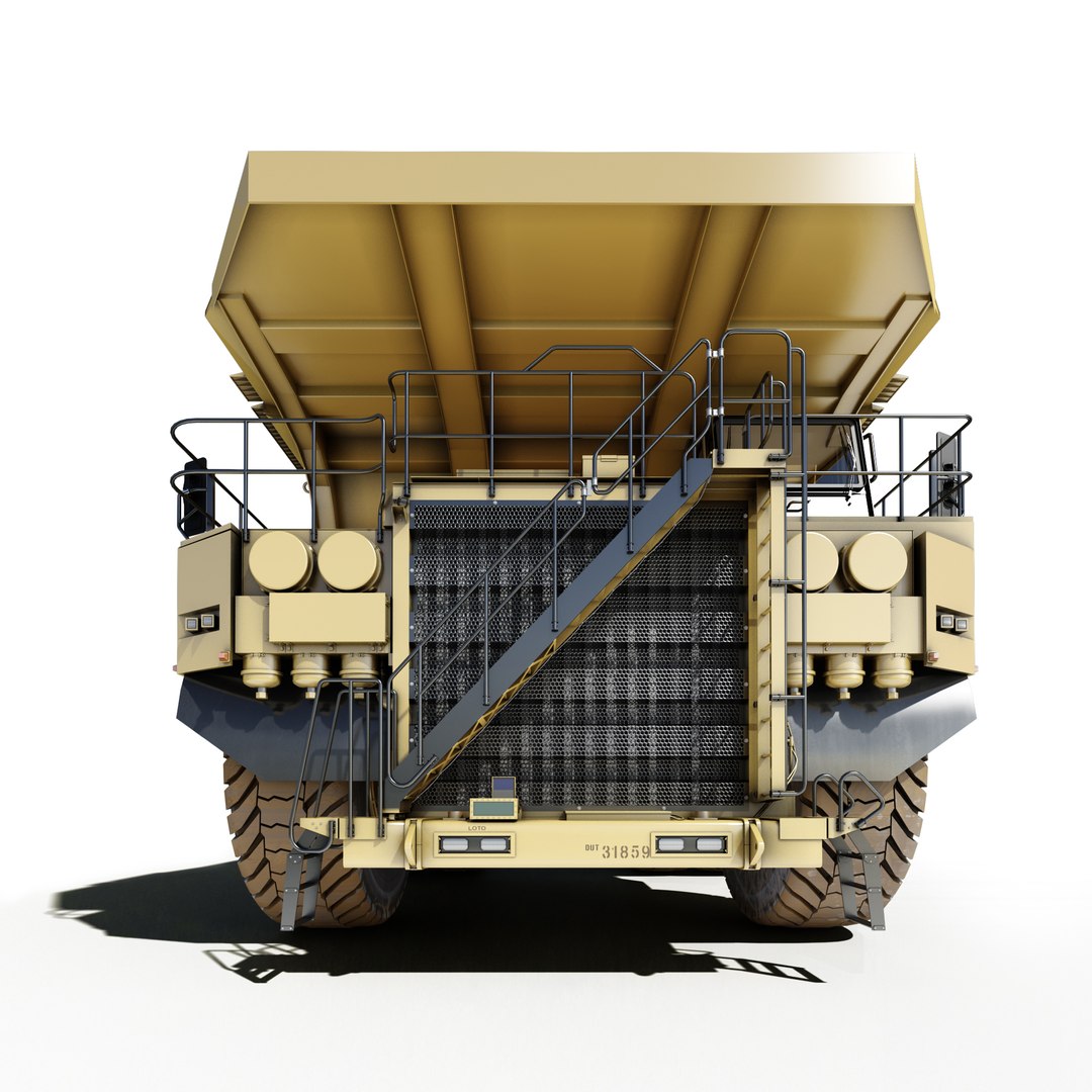 Mining Dump Truck Cat797 3d Model