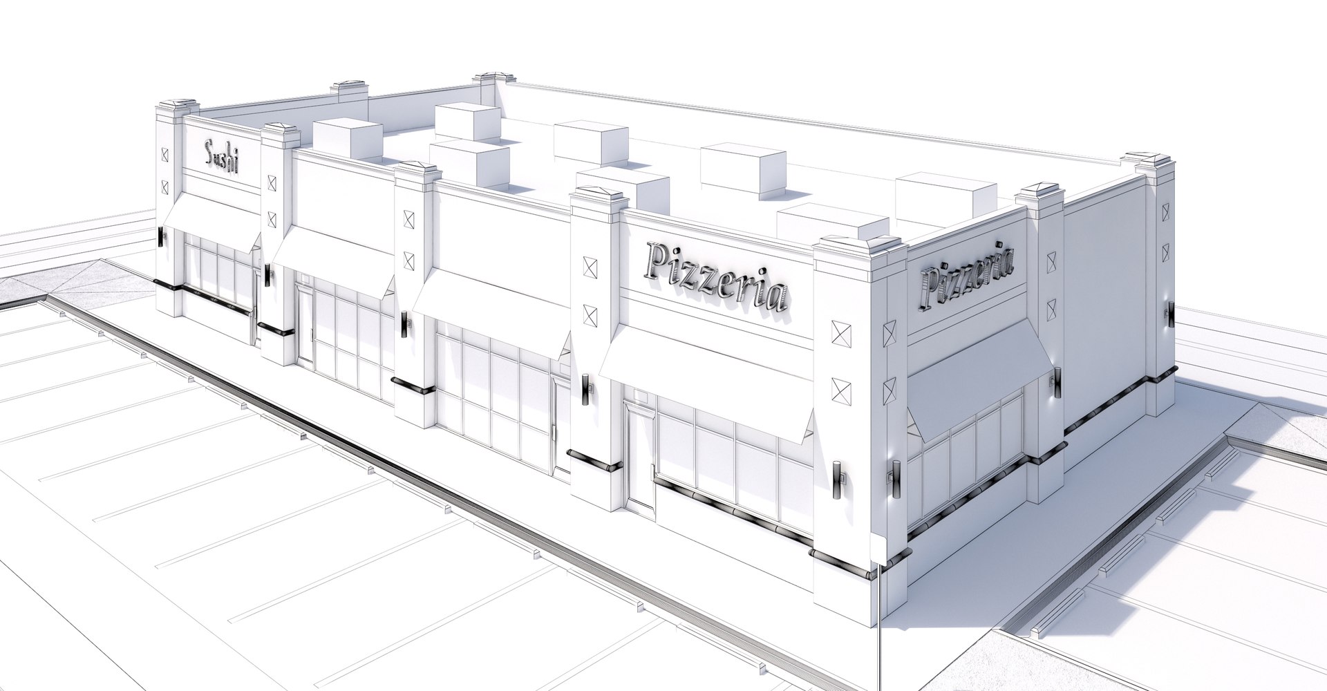 3D Retail-180 Retail Store - TurboSquid 1811988