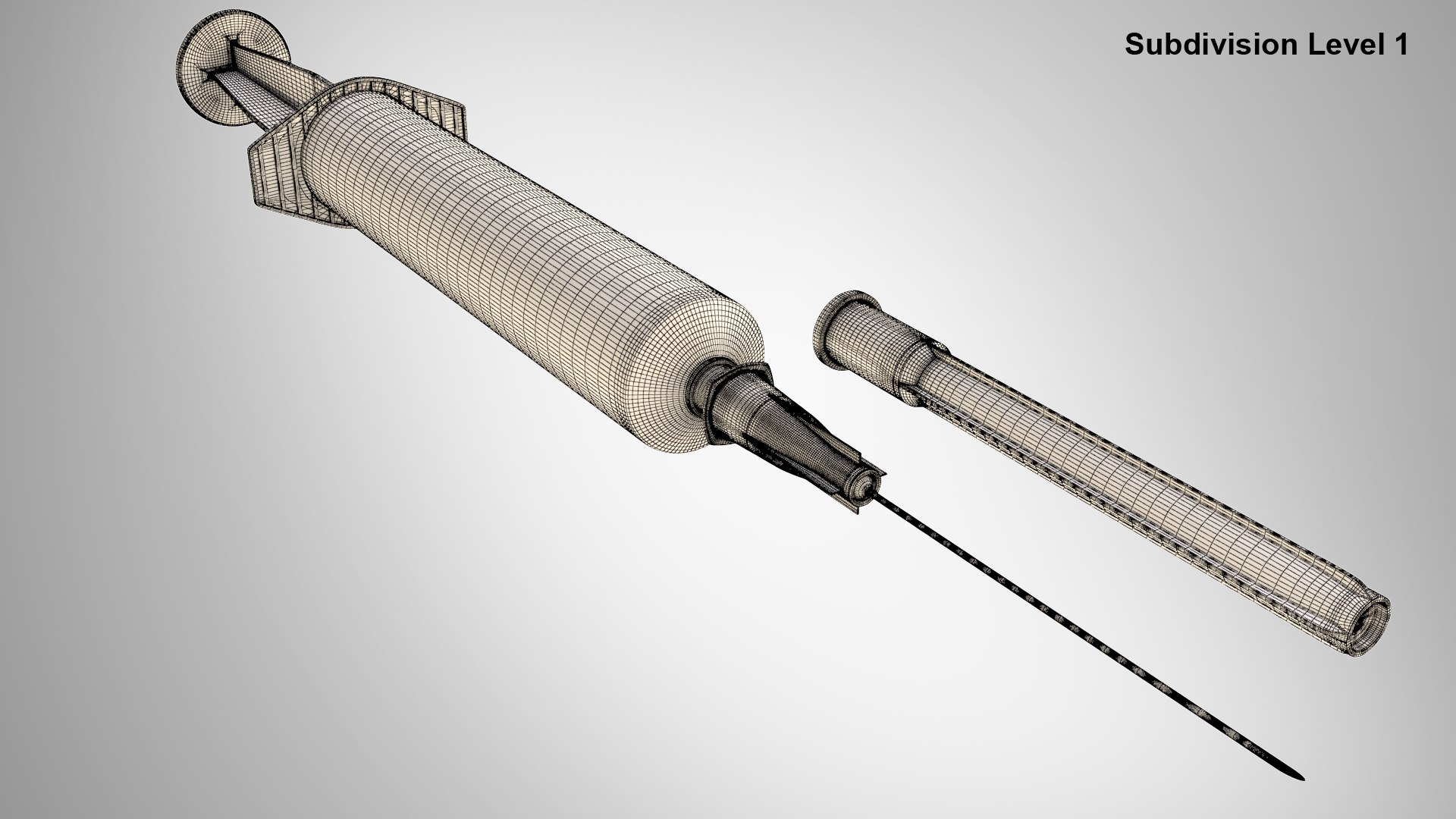3D Injection Syringe - TurboSquid 1697493