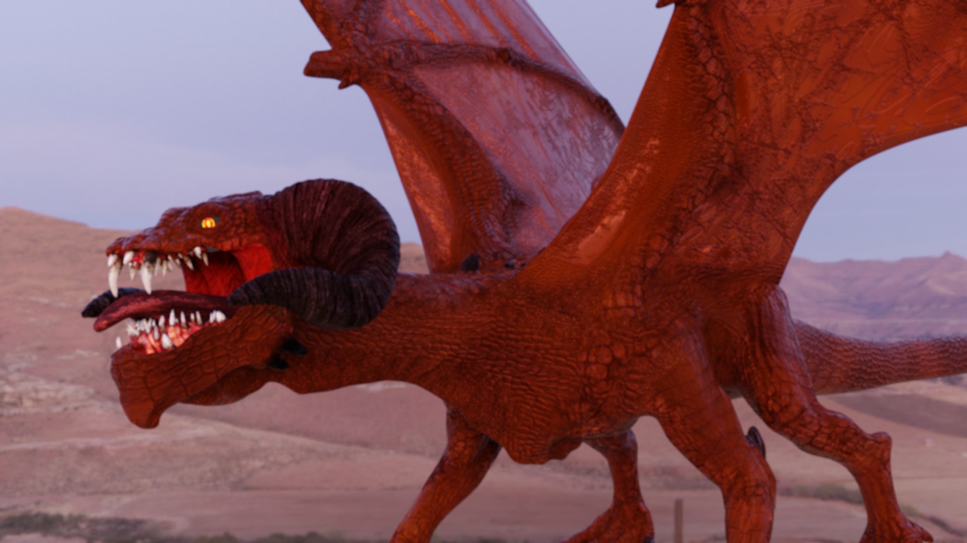 3D Volcano Dragon Model - TurboSquid 1425830