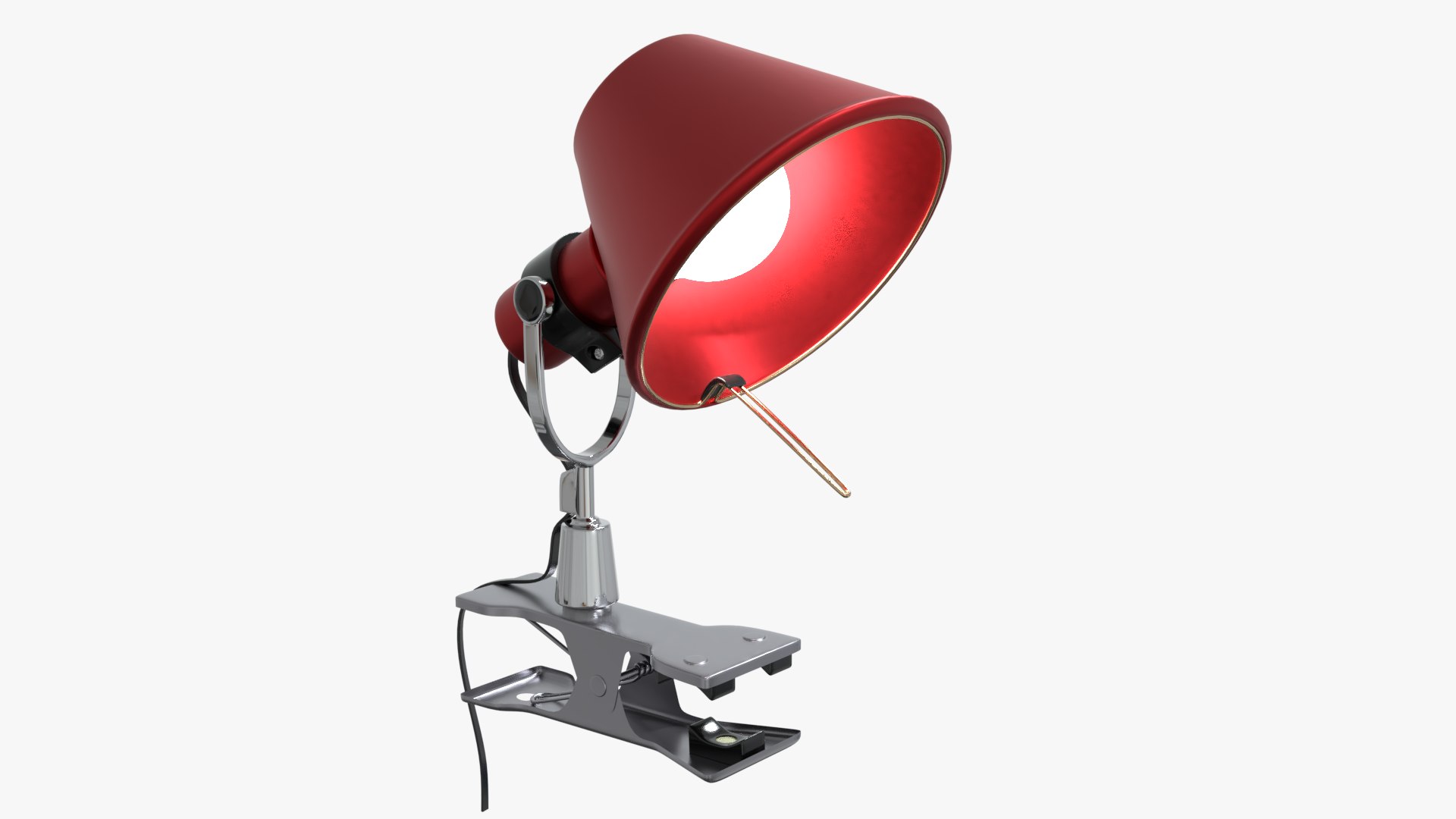 Modern Portable Clamp Lamp 3D - TurboSquid 1731619