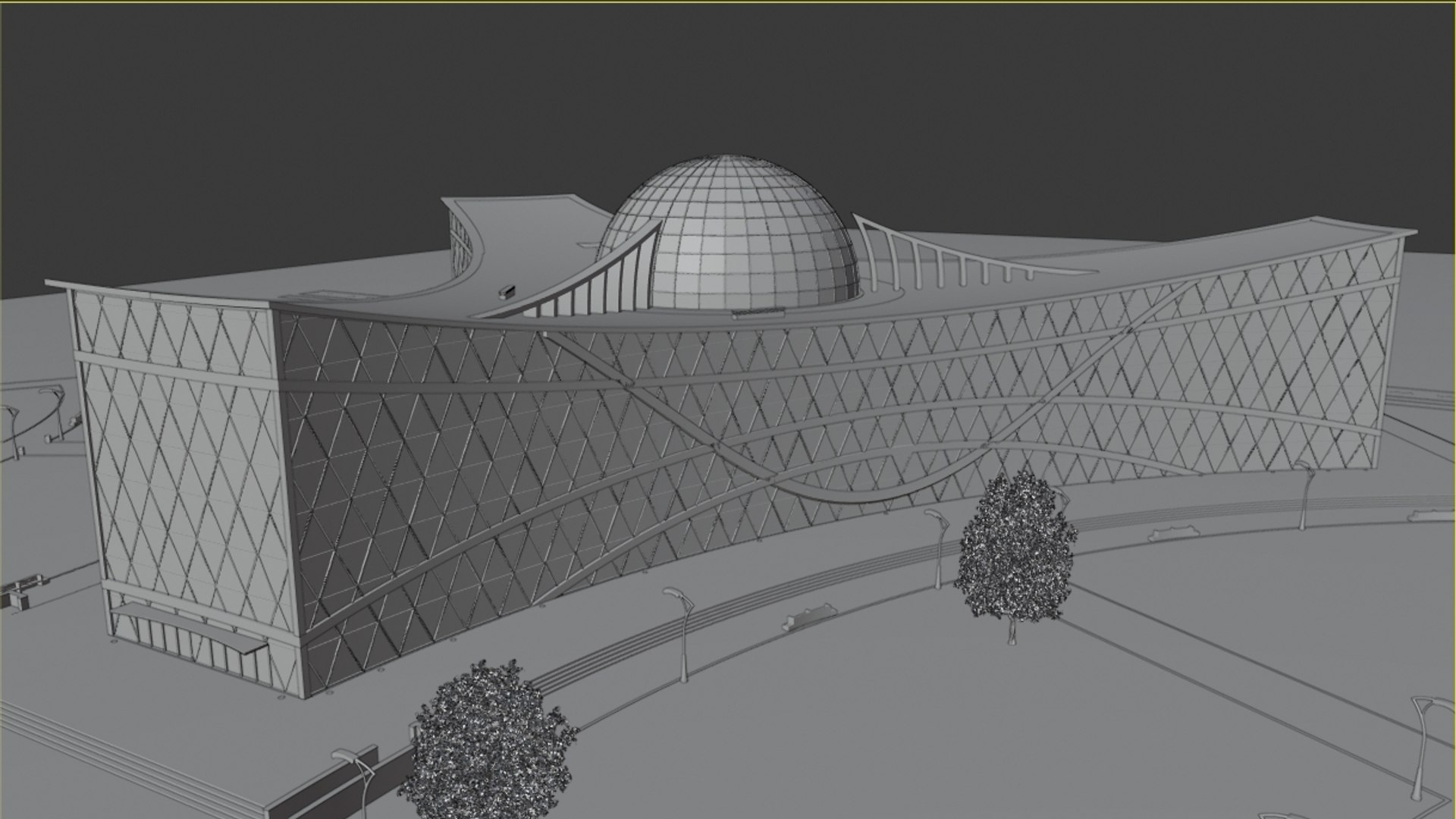 Architectural science centre interior building 3D - TurboSquid 1619405