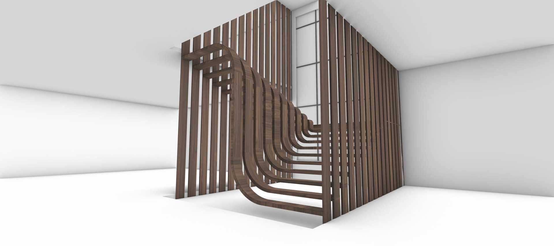 3D Parametric Stair - TurboSquid 1817610